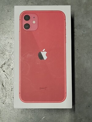 iPhone 11 Red Box Original Apple Retail Box Only Without Accessories No ...