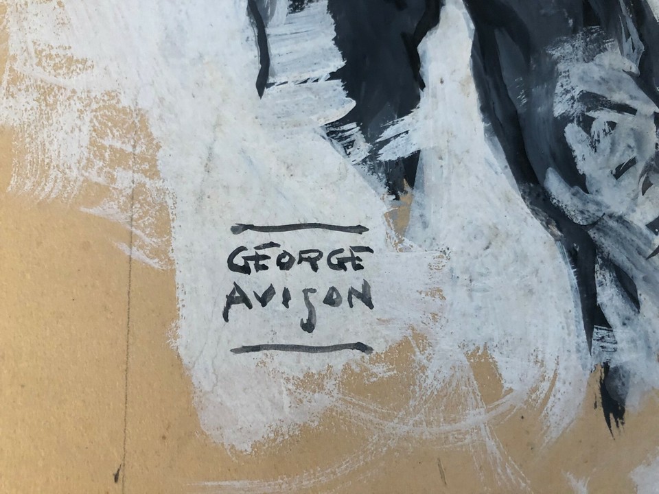 Rare Original Signed Pulp Illustration Art Painting Sailors George ...