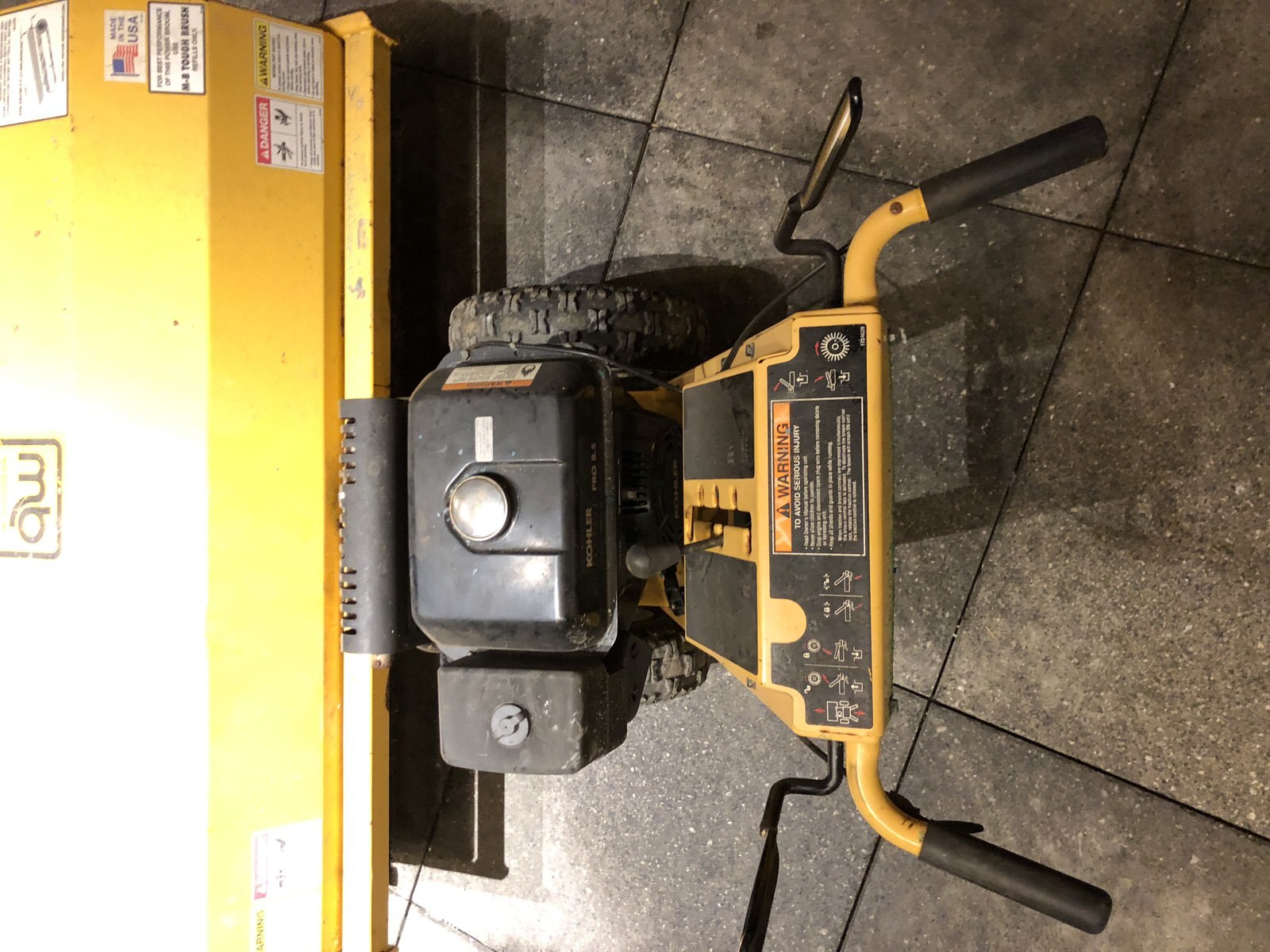MB Companies Walk Behind Sweeper Broom 48" | eBay