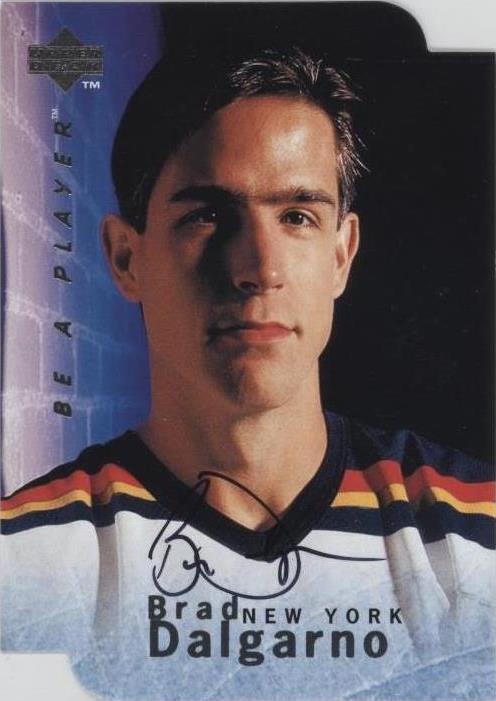 1995-96 Upper Deck Be a Player - Brad Dalgarno #S10 Die-Cut Autographs ...