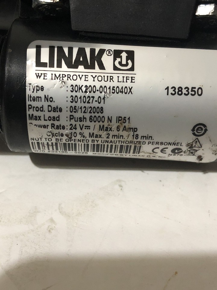 Quickie freestyle F-11 Linak Actuator with limit switch's Power ...