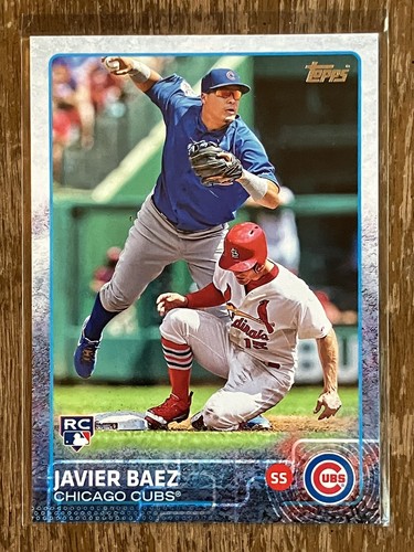 Javier Baez 2015 Topps Rookie Card RC. Chicago Cubs | eBay