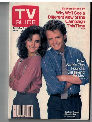 Oct 31 1987 issue of TV Guide Michael J Fox Family Ties | eBay