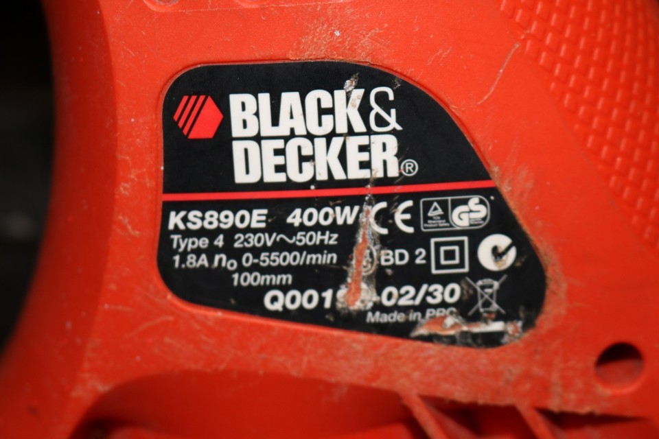 Black Decker KS890E Scorpion power reciprocating jigsaw 240v GWO | eBay