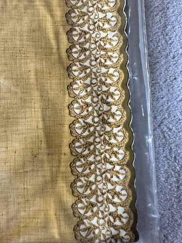 Vintage Gold Bridge Card Table Cover Tablecloth Snap Fit Linen Texture ...