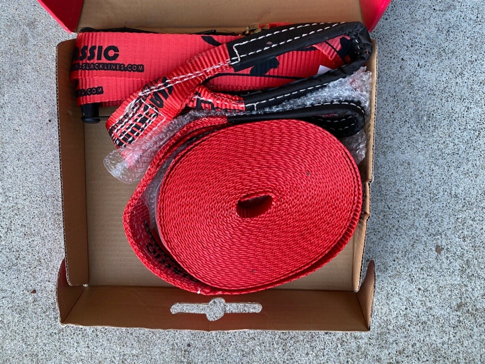 GIBBON Slacklines Red Classic Edition 15m (49ft) New Open Box | eBay