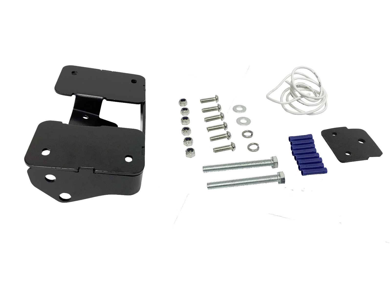 '01-older Softail Turn Signal Relocation Kit and Lay Down License Plate ...