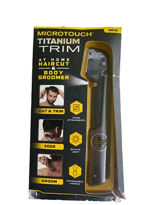 Micro Touch Titanium Trim Hair Cutting Body Shaver and Groomer - 092120 ...