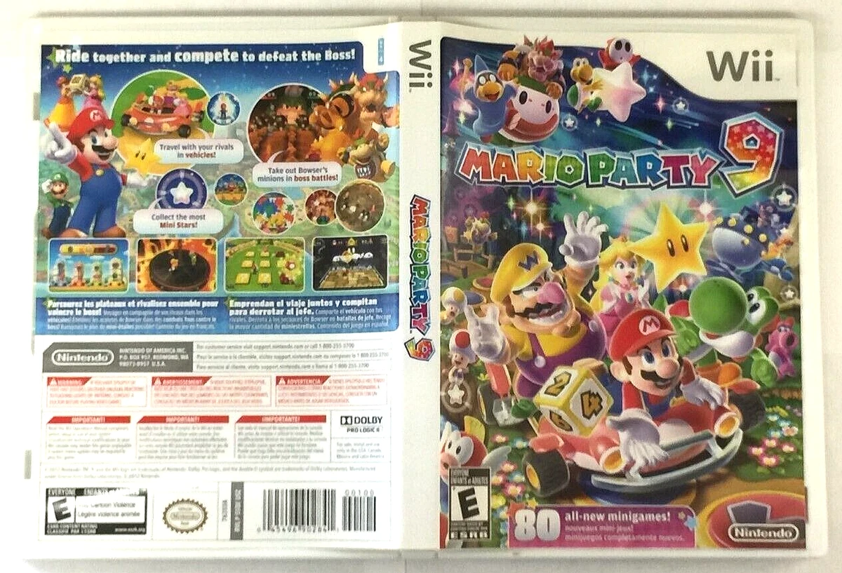 Mario Party 9 Cover