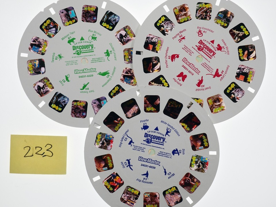 View-master 3 reel sets Disney Discovery Channel Natures Animals you ...