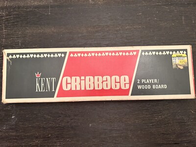 Vintage KENT Cribbage Board. 2 Player Wood Board. Pre-owned | eBay