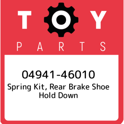 04941-46010 Toyota Spring kit, rear brake shoe hold down 0494146010 ...