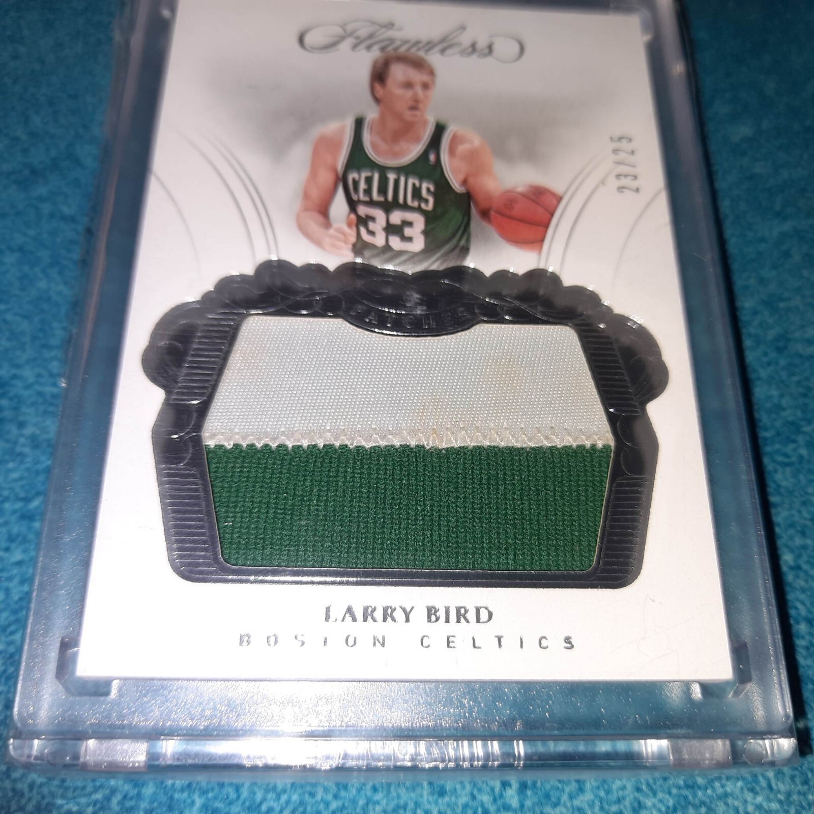 2017-18 Panini Flawless Patches /25 Larry Bird #7 patch | eBay