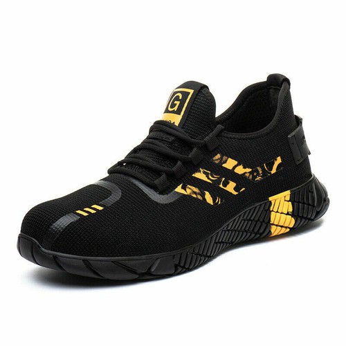 Mens Womens Safety Shoes Steel Toe Cap Light Work Boots Hiking Trainers ...