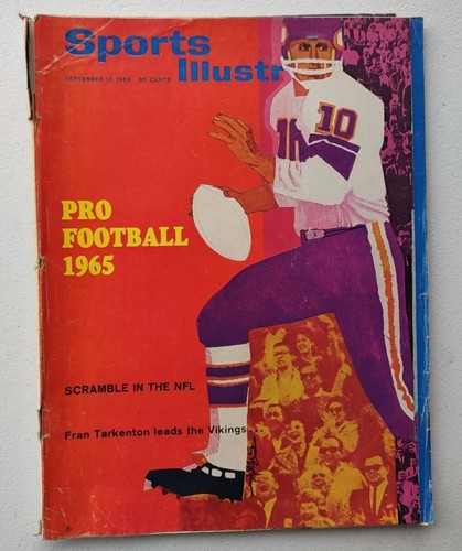 Sept 13 1965 Sports Illustrated PRO FOOTBALL ISSUE - RARE NEWSSTAND ...