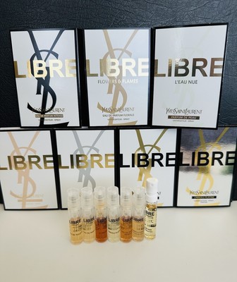 YSL Libre Perfume Samples 7pcs (Flowers & Flames , Intense, Absolu ...
