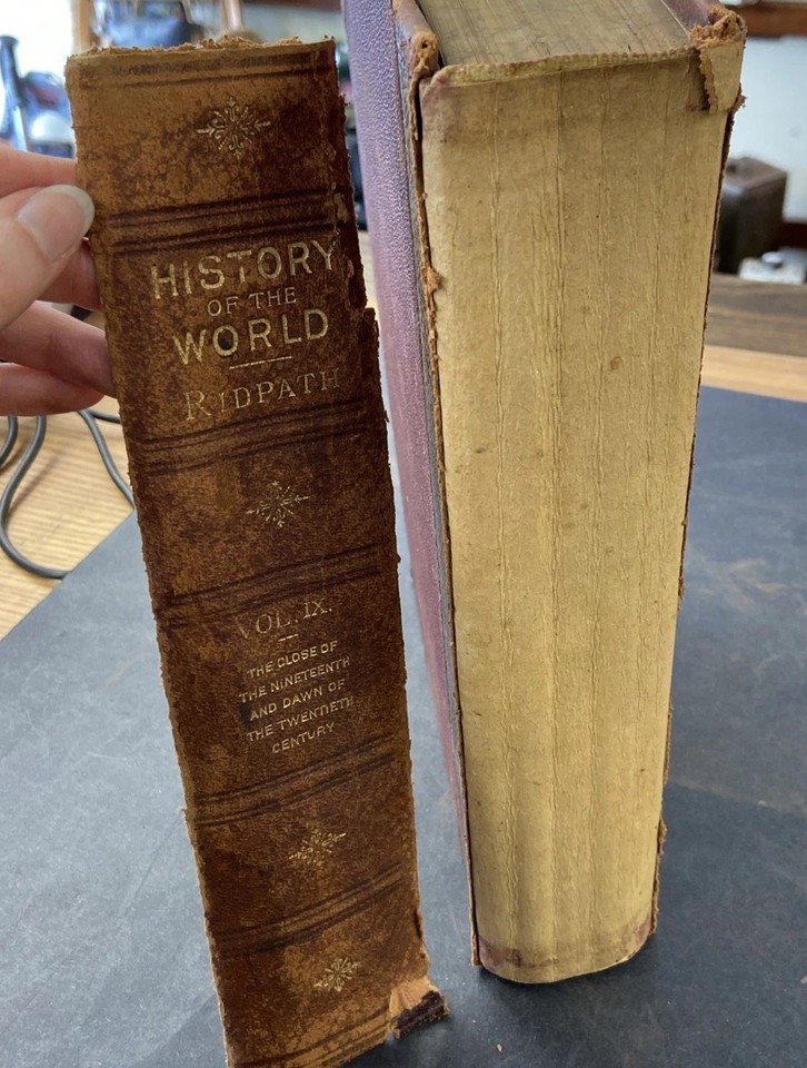 Ridpath's History of the World Books Set Of Two Vol. VI, And IX 1901 | eBay