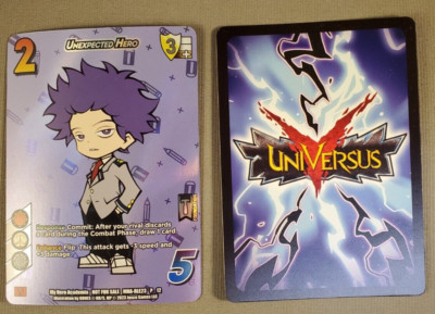 UniVersus Unexpected Hero MHA-RLE23 P12 Foil My Hero Academia CCG Promo ...