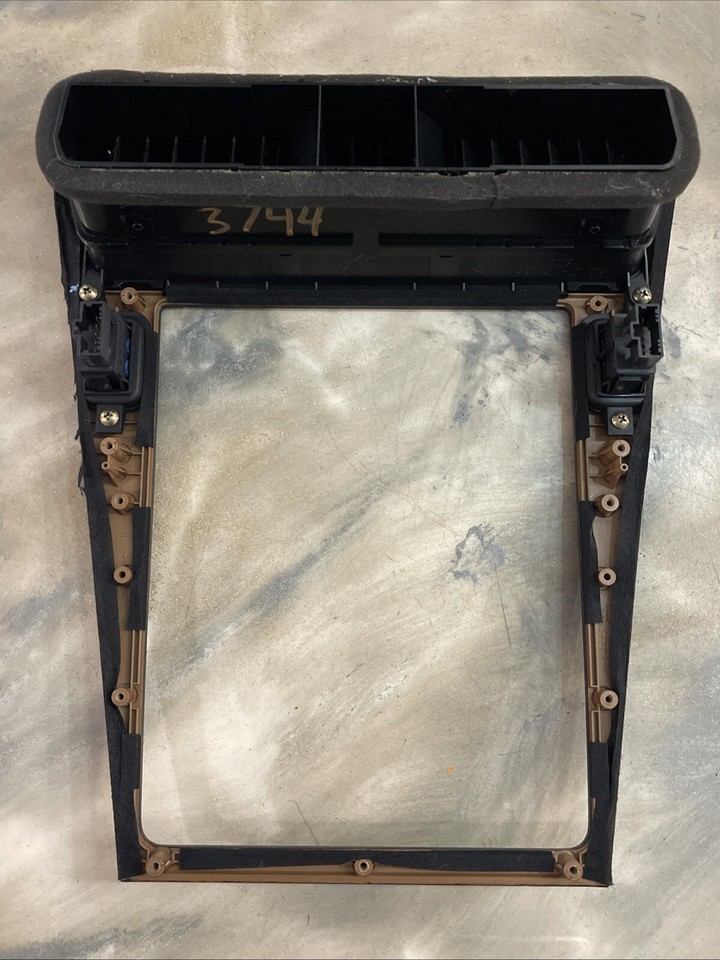 99-04 ACURA RL NAVIGATION RADIO CLIMATE BEZEL SCREEN BEZEL WOODGRAIN W ...