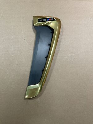 2016 BMW X6M Performance Black And Gold Air Duct Side Vent OEM Right ...
