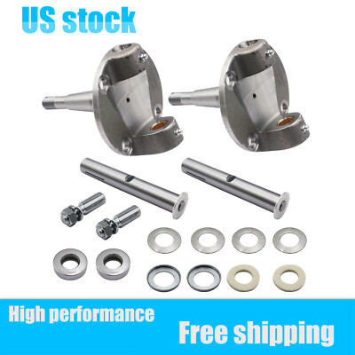 Straight Axle Spindles King Pins Set Fits 1928-1948 Ford Street Classic ...