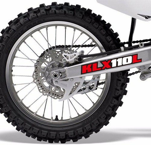 For 2010~2021 Kawasaki KLX110L Accessories Swing Arm Decal Sticker ...