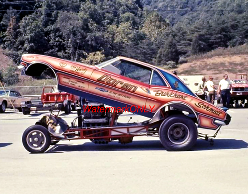"Big" Mike Burkhart 1967 "Doran" Chevy Camaro NITRO Funny Car PHOTO ...