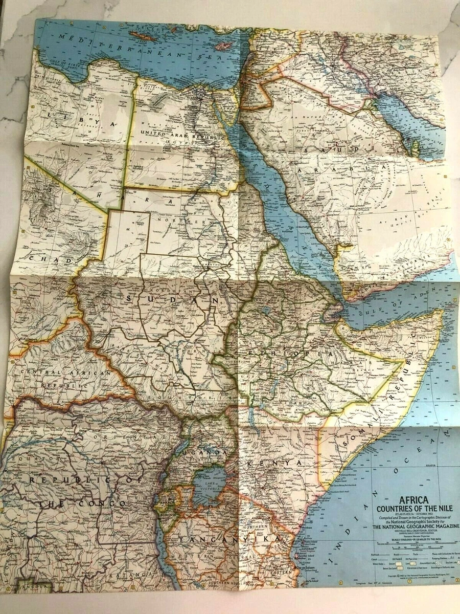 River Nile Map Africa