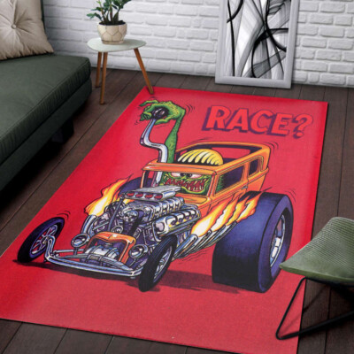 Rat Fink Race Hot Rod Door Mat Rat Fink Doormat Home Rug Non-slip Mat ...