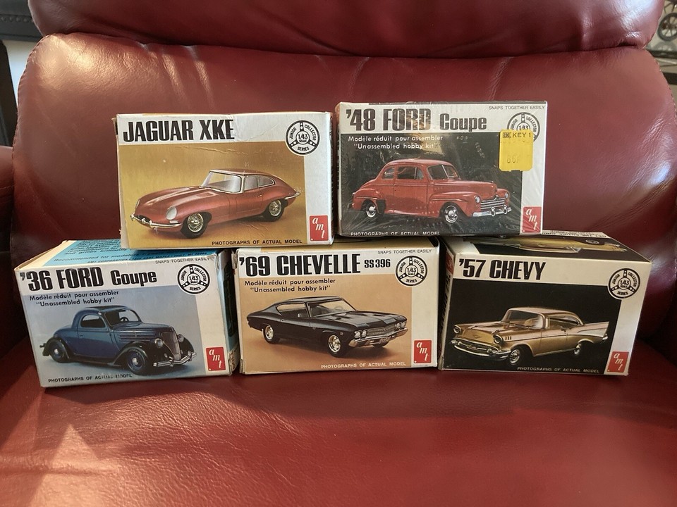 Vintage New AMT Mini 1957 Chevrolet Chevy Hobby Kit in Box T105 1:43 | eBay