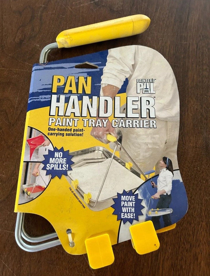 PAINTER'S PAL Pan Handler Paint Tray Carrier #3240 One Hand Carrying ...