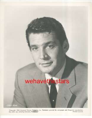 VINTAGE Gene Barry HANDSOME '54 NAKED ALIBI Publicity Portrait | eBay