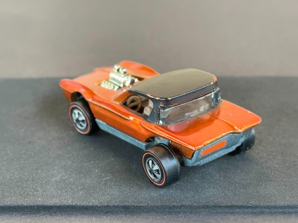 Vintage Hot Wheels Redline 1968 SCARCE Early Orange Python US - FULL BLACK ROOF! | eBay