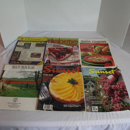 Vintage Sunset Magazine Lot, Cooking, Gardening, Home Decor, Recipes ...