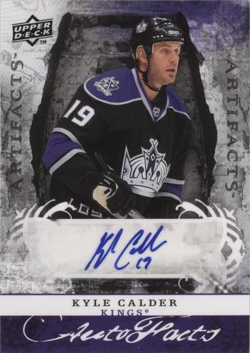 2008-09 Upper Deck Artifacts - Auto Facts Kyle Calder #AF-KC (AU) for ...