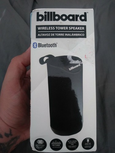 Billboard Wireless Tower Speaker 6.5 Inch Bluetooth Black BB2428 New | eBay