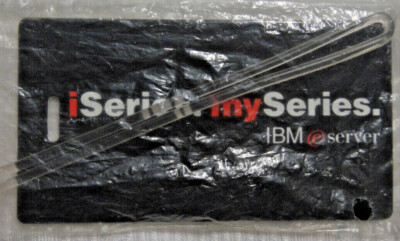 IBM iSeries my Series e Server Computer Laptop Tag Plastic Vintage 4 ...