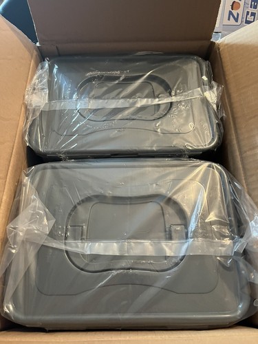 Lock N Lock 10 pc nestable rectangle set w/ 2 handle lids Steel Gray ...