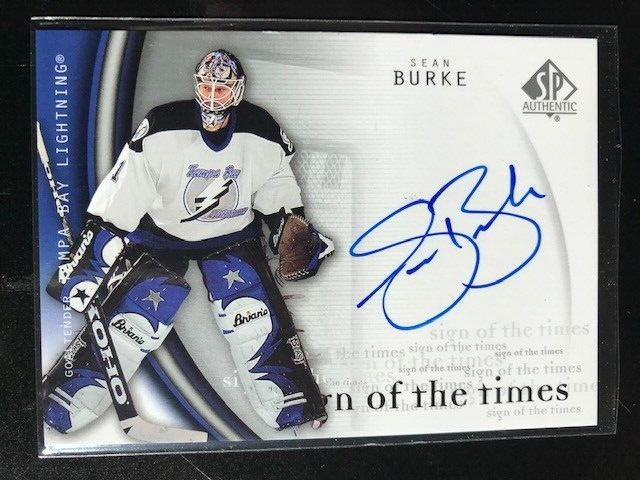 2005-06 SP Authentic sign of the times SB Sean Burke | eBay