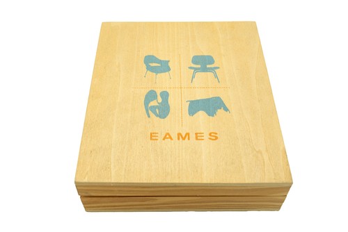 Original Charles & Ray Eames CHRONICLE BOOKS Unused Wooden / Rubber ...