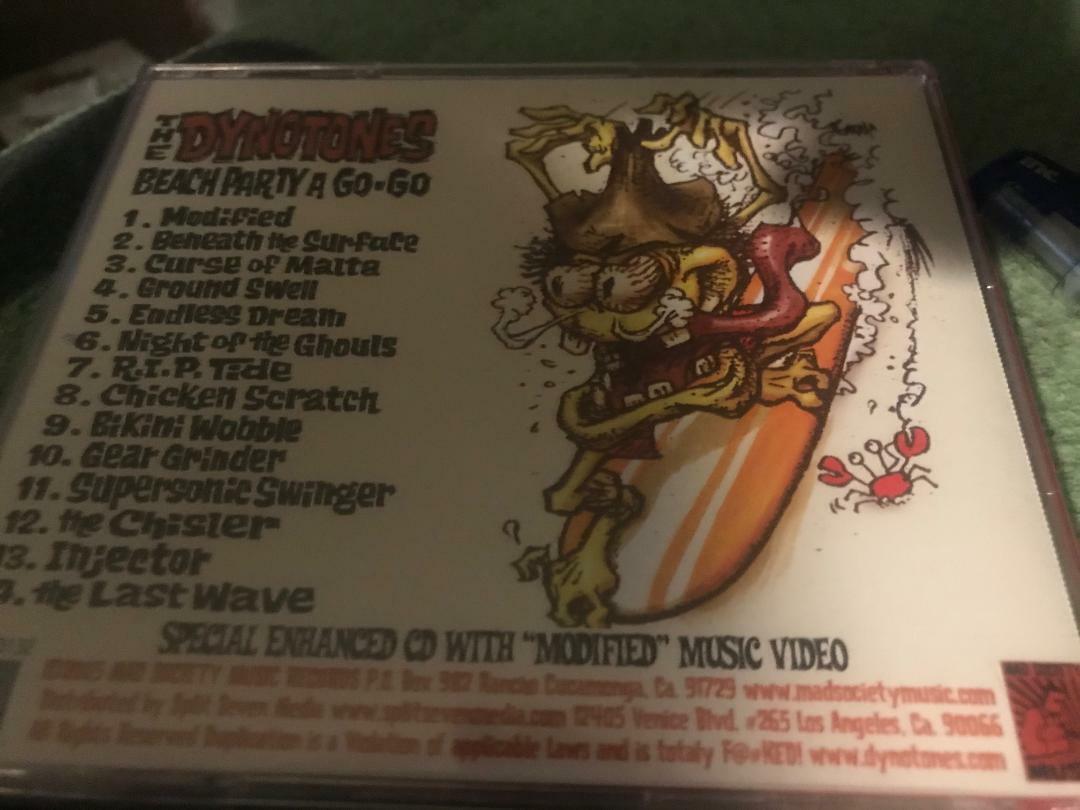 The Dynotones "Beach Party A Go-Go" ENHANCED cd Mad Society SEALED ...