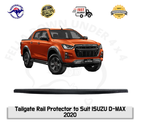 Tailgate Rail Protector Rear Guard Cap Cover To Suit Isuzu D-max Dmax ...