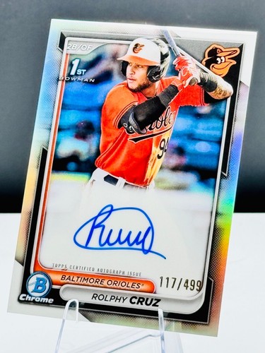 2024 Bowman - Chrome Prospect Autographs Rolphy Cruz #CPA-RC Refractor ...