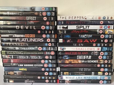 Horror & Thriller Film DVDs - Choose From List - Discount for Multi ...