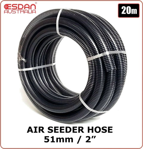 Air Seeder Hose 51mm 2" x 20m PVC Suction Discharge Spiral Vacuum NO ...