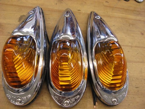 3 Vintage Do Ray 410 cab clearance marker lights | eBay