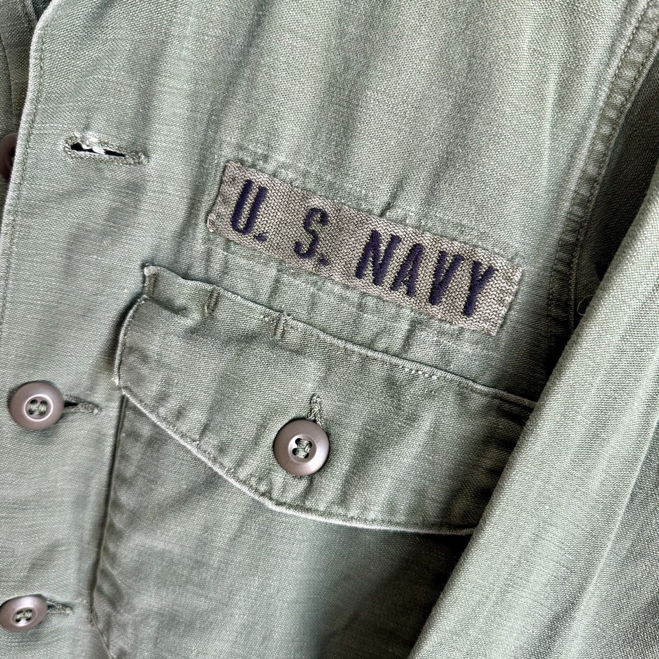 Vietnam War Us Navy Named Shirt Patched IUW UDT Seals Brown Water Delta ...