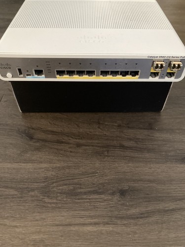 CISCO WS-C3560CG-8PC-S CATALYST 3560C SWITCH 8 GE POE+ 2x DUAL UPLINK ...