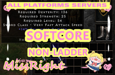 3-6 Sockets Phase Blade🌺PC-SWITCH-PS-XBOX🌺Diablo 2 Resurrected SC Non ...