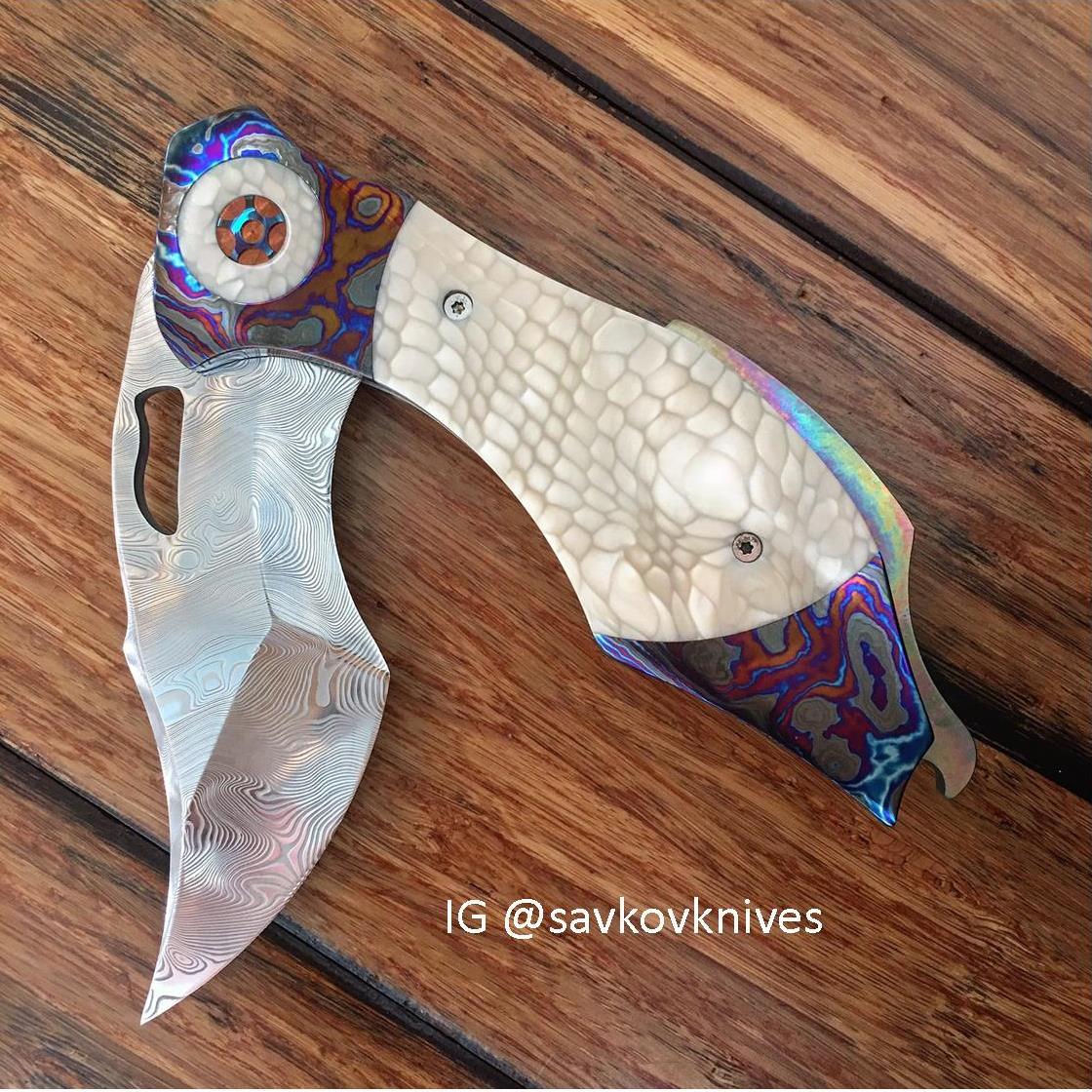 2 Ivory Snake Juma .250" 1/4" Scales 2" x 6" - Knife Handle Material | eBay